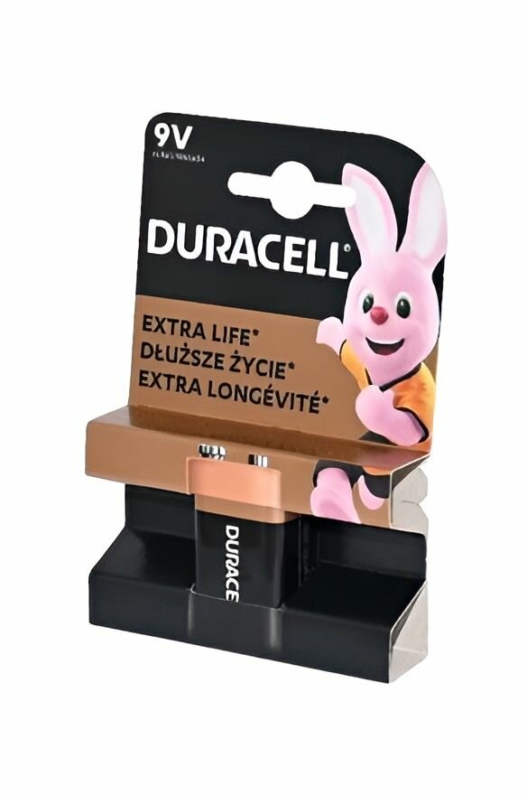 Батарейки 1шт. "Крона" DURACELL 9V 6LR61/MN1604