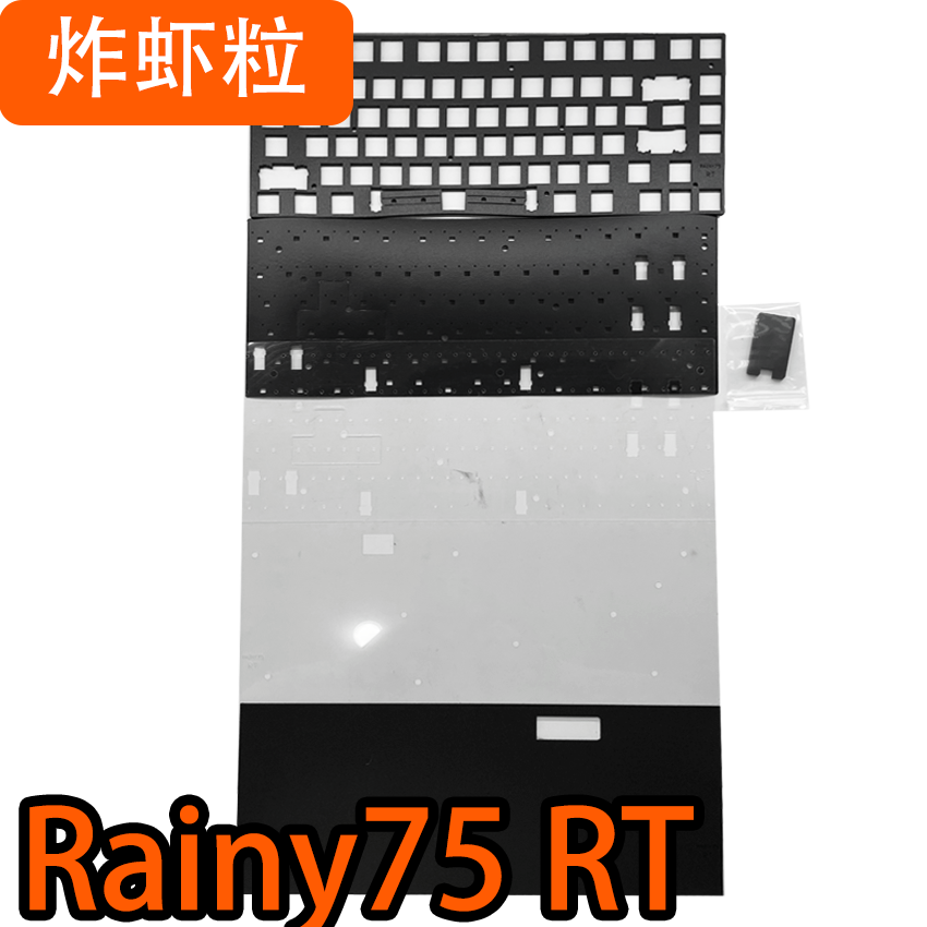 Магнитные переключатели WOB Rain75Rainy75RT для киберспорта, звукопоглощающая подложка PORON, хлопковая подложка PET,