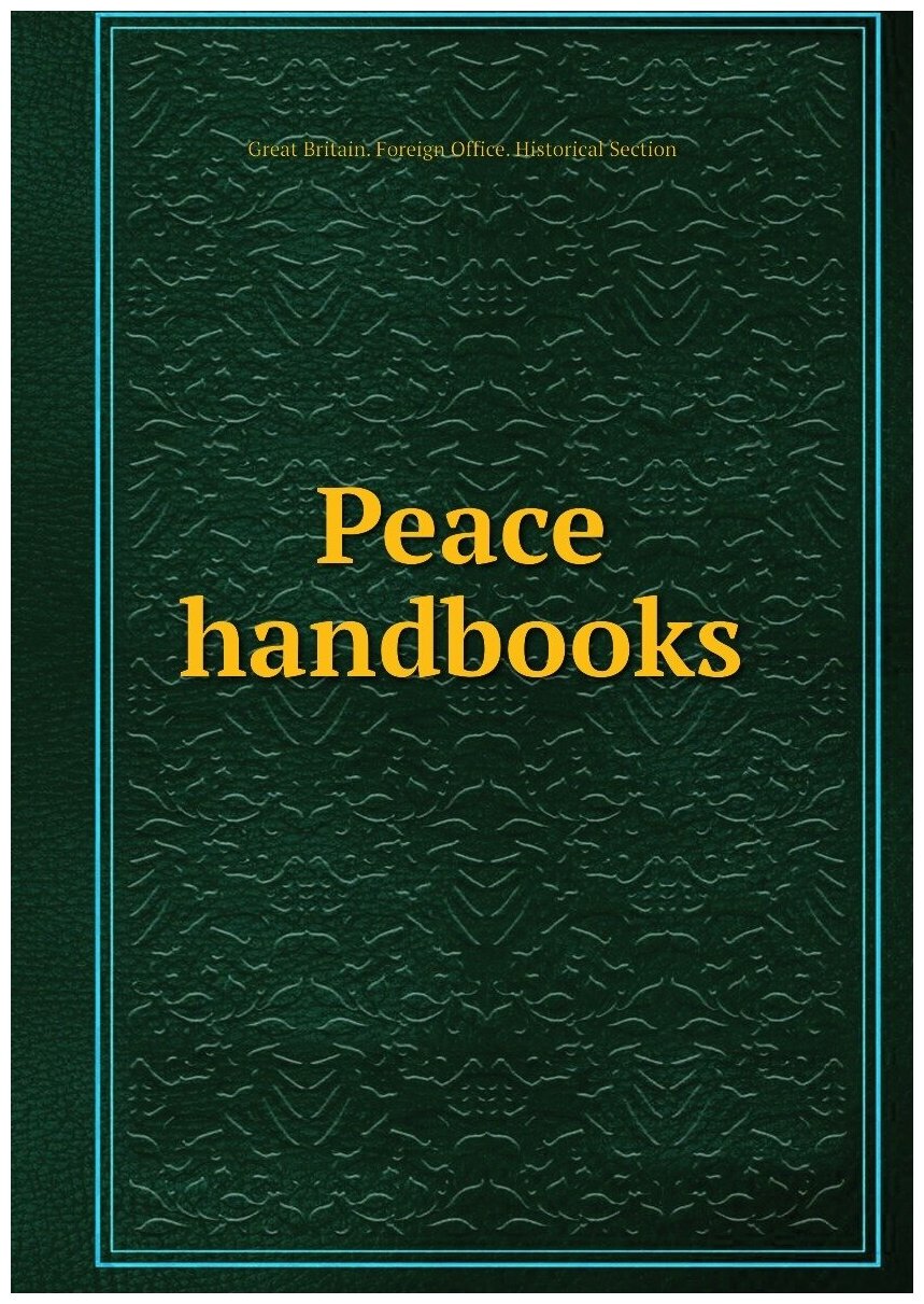 Peace handbooks