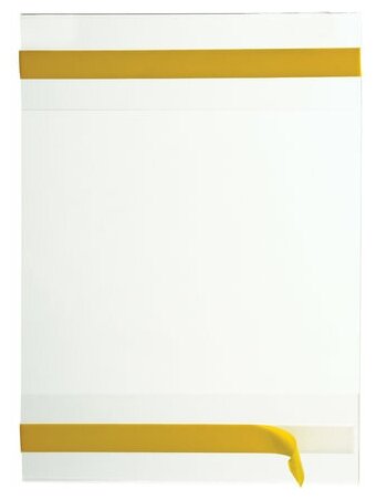 Карманы информационные самоклеящиеся PS-T, А5, вертикальные, комплект 10 шт, ПЭТ, толщина 0.3 мм, 171886