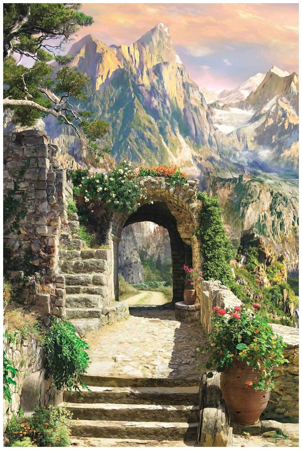 Фотообои (Панно) COLOR "Мост в Долину", K-221, 200х300 см