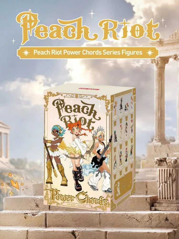 Коллекционная фигурка Слепая коробка POP MART Peach Riot Power Chords Series Figures
