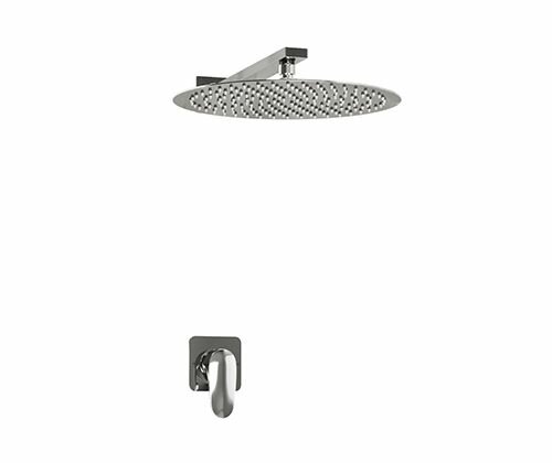 Встраиваемый комплект для душа с верхней душевой насадкой, WasserKRAFT, хром A3151.090.116