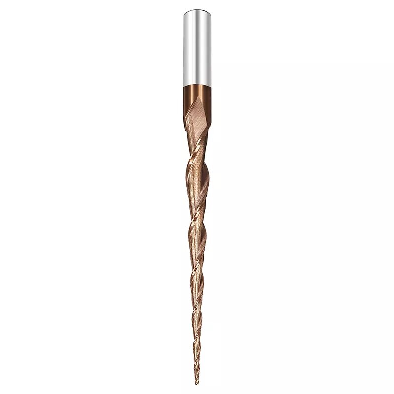 Фреза спиральная двухзаходная конусная сферическая (коническая) R=0.5 D=1x30.5x75mm S=6 Rotis