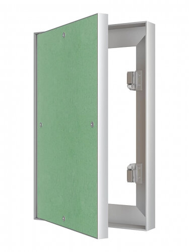 Люк ревизионный Evecs под покраску ЛПК 200х300 скрыт. монтаж (алюминий)