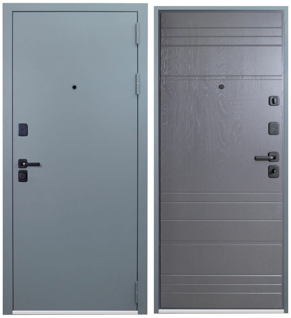 Эталон S-1 Серый муар-Ясень дип графит 860 правая