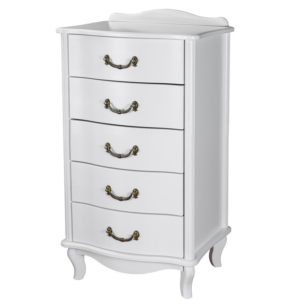 Комод Мебелик "Джульетта" узкий 5 ящ. Молочный дуб Размеры: Высота 500мм Глубина 170мм Ширина 950мм