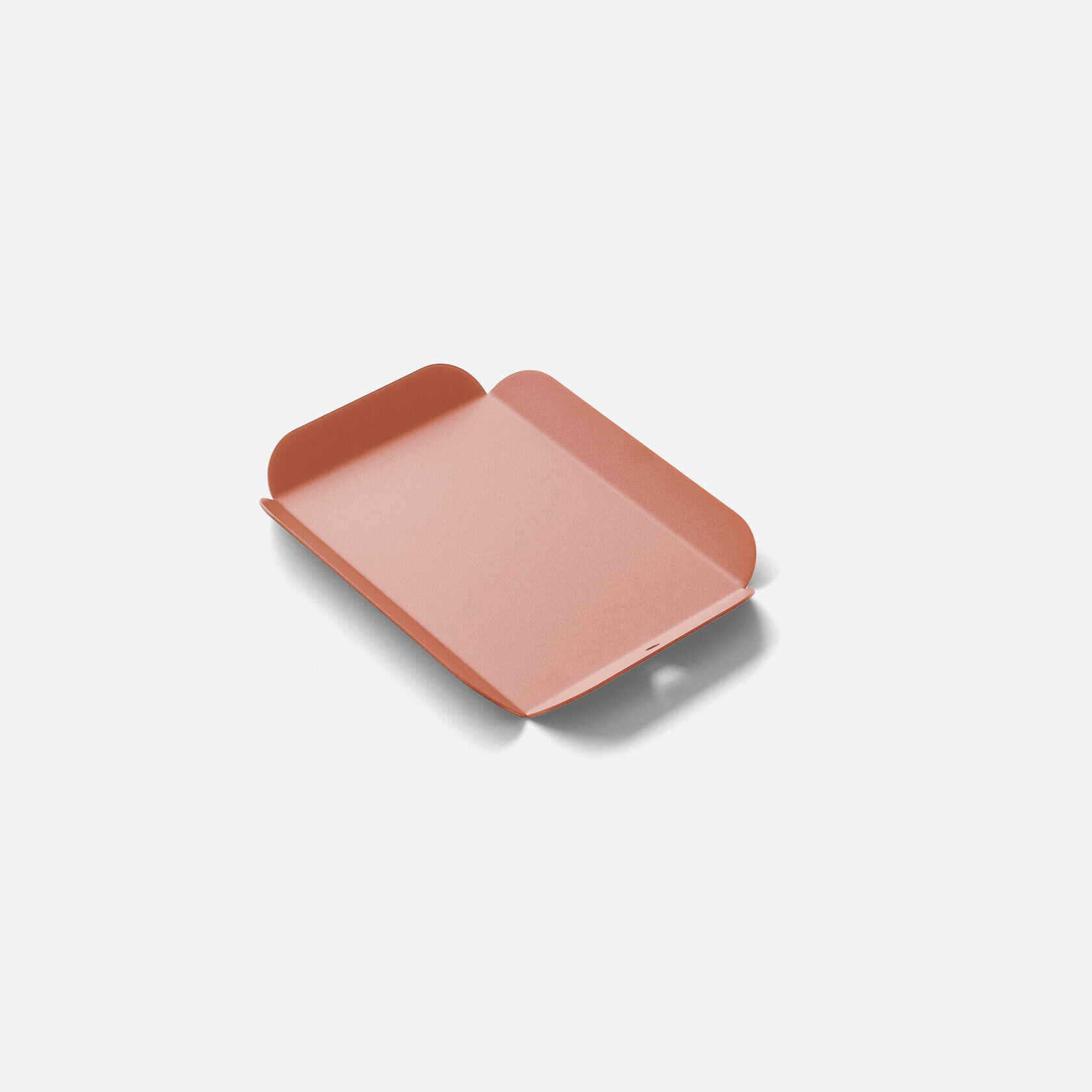 Поднос Delo S, универсальный, прямоугольный, алюминиевый, цвет персиковый, размер 25х19.2х2.2 см