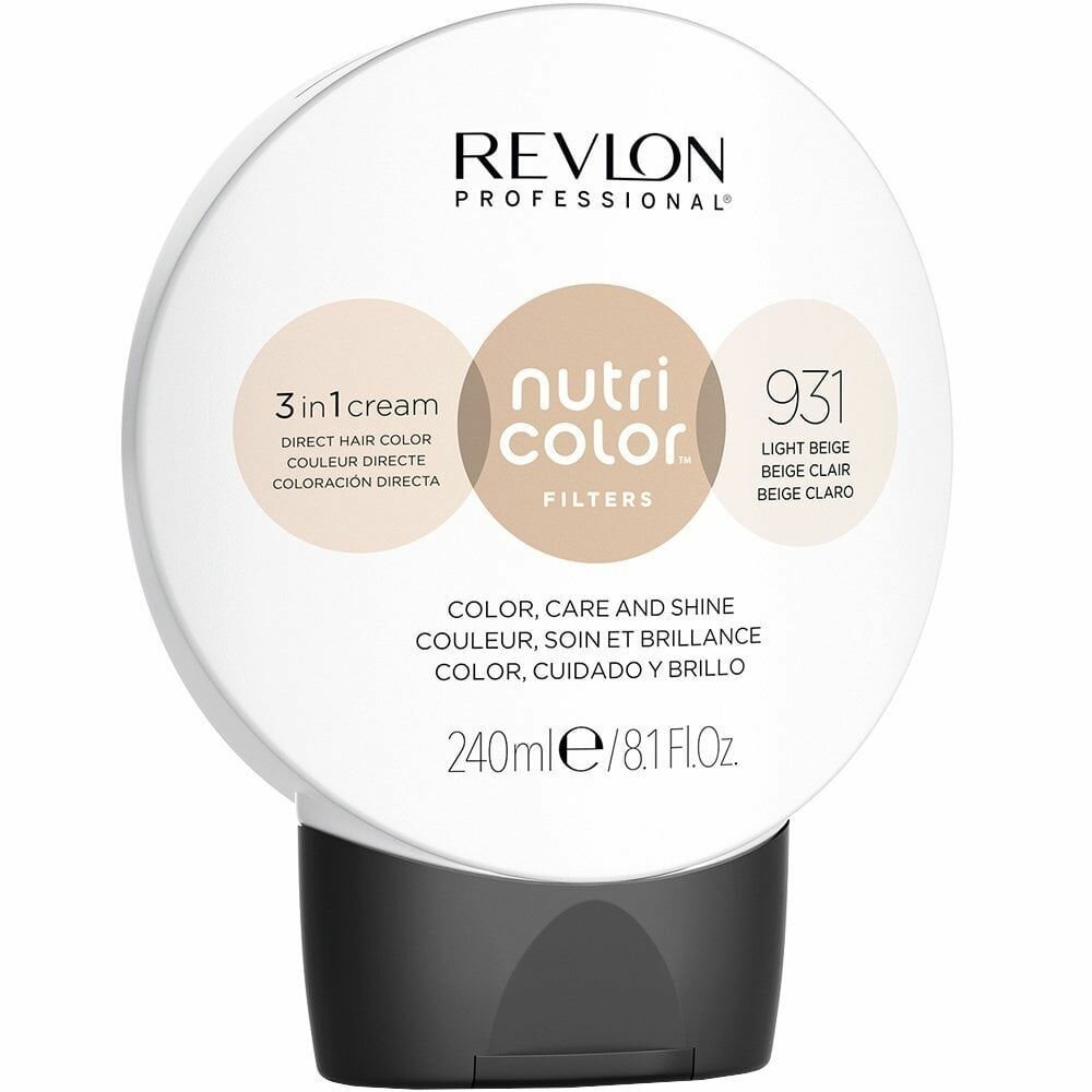 Revlon Nutri Color Creme. крем-краска для прямого окрашивания, 931 Светло-бежевый , 240 мл