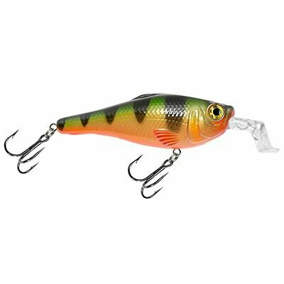 Воблер для рыбалки AQUA SHAMAN SR 76mm, цвет 048 (окунь), 1 штука