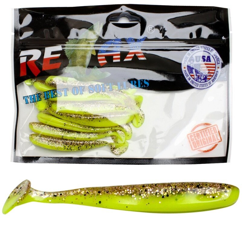 Мягкая силиконовая приманка риппер RELAX BASS 2,5 6,2cm 2,1g цвет L198 (Silk, Limetreuse) 1 уп. по 15 шт.