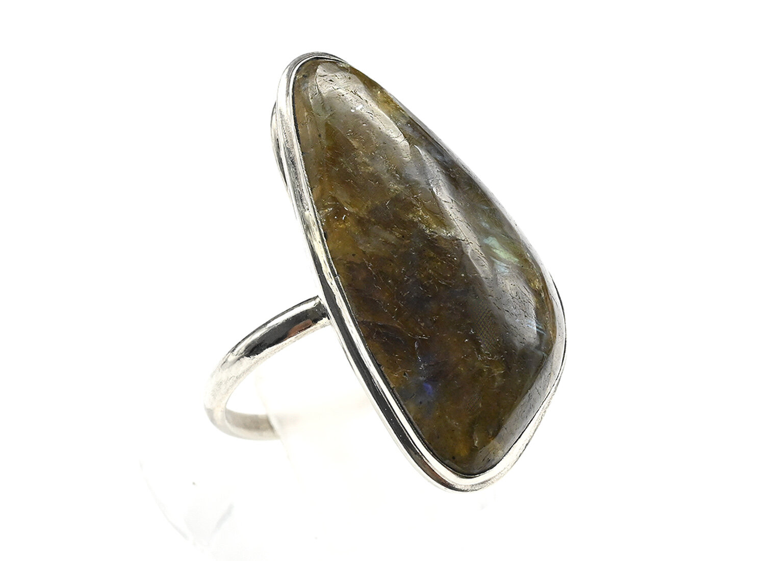 Кольцо, лабрадорит