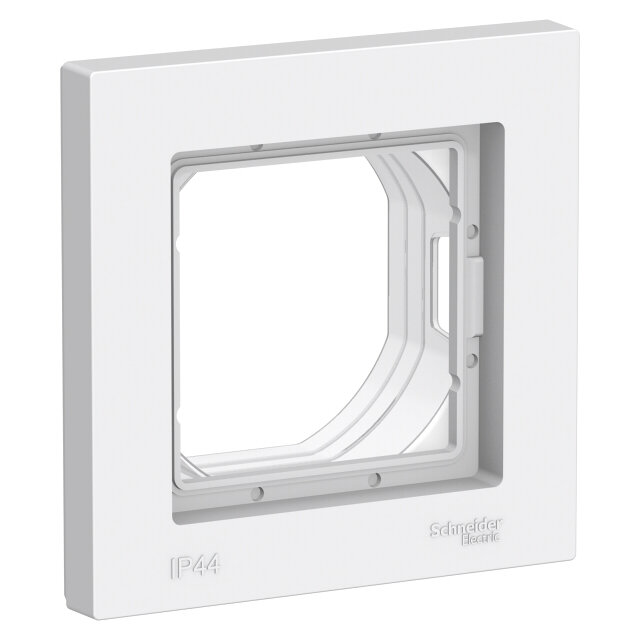 Рамка 1 пост Atlas Design aqua IP44 белый