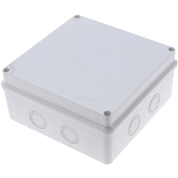 Коробка Q3 150х150х70 распаечная без сальников 150х150х70мм IP65 серая (2 шт. в комплекте)