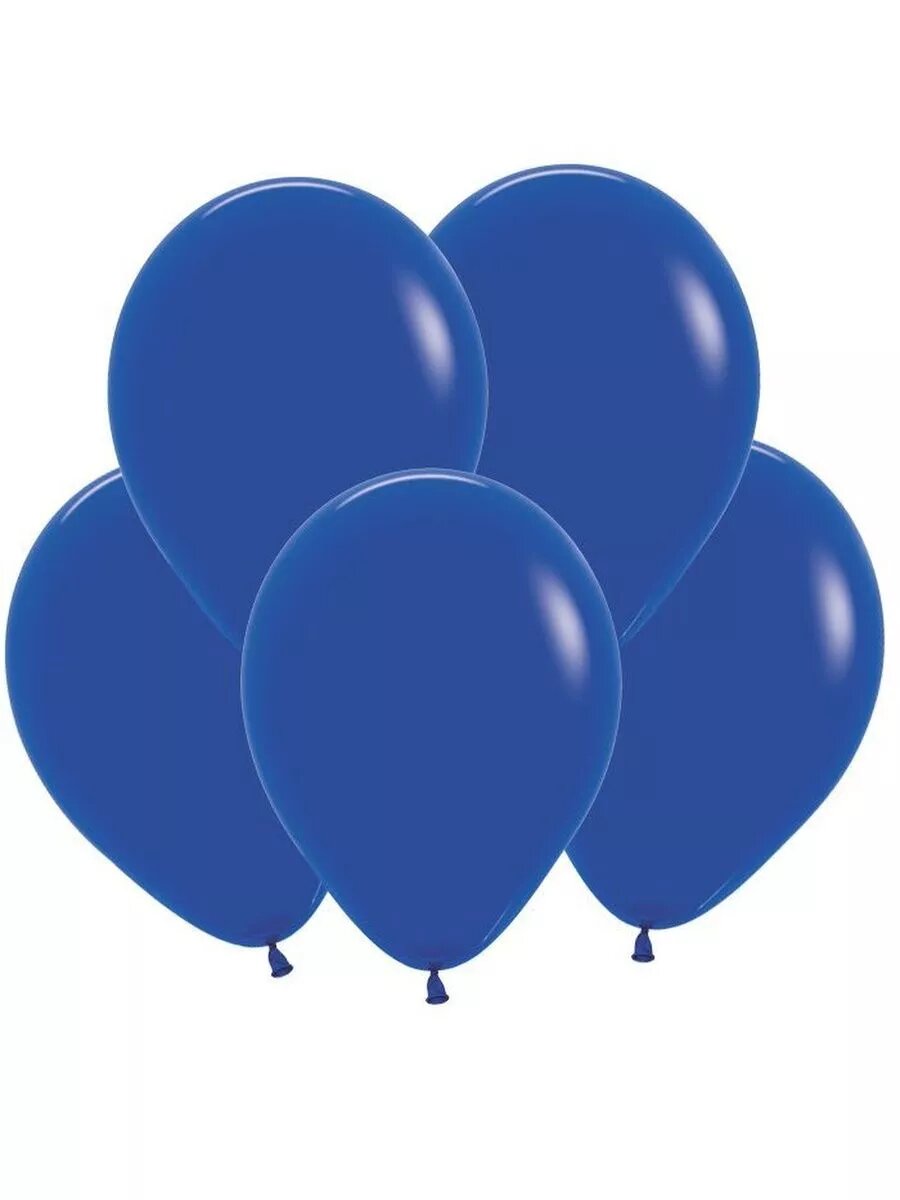 Синий, Пастель / Royal Blue, латексный шар (12"/30 см ) 12 шт. / SEMPERTEX, Колумбия