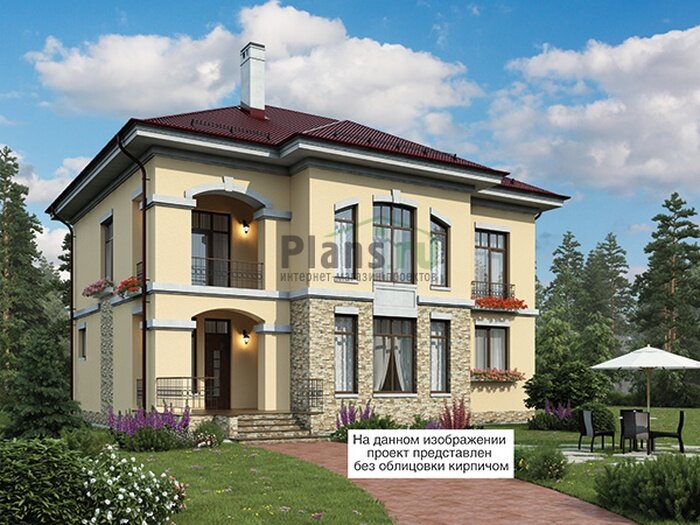 Проект дома Plans-65-70 (217 кв. м, газобетон)