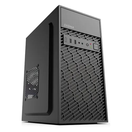 Корпус mATX Digma DCC-MN303, Mini-Tower, без БП, черный
