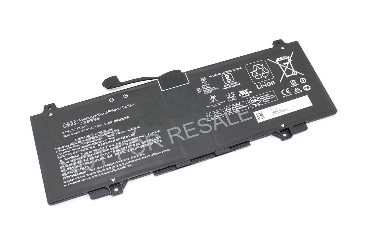 Аккумулятор для ноутбука HP Chromebook x360 11 G4 (GG02XL) 7.7V 47.3Wh