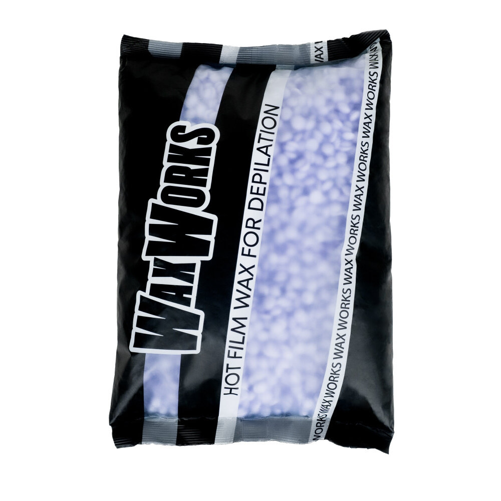 Воск для депиляции плёночный WaxWorks Lavander, 900 гр