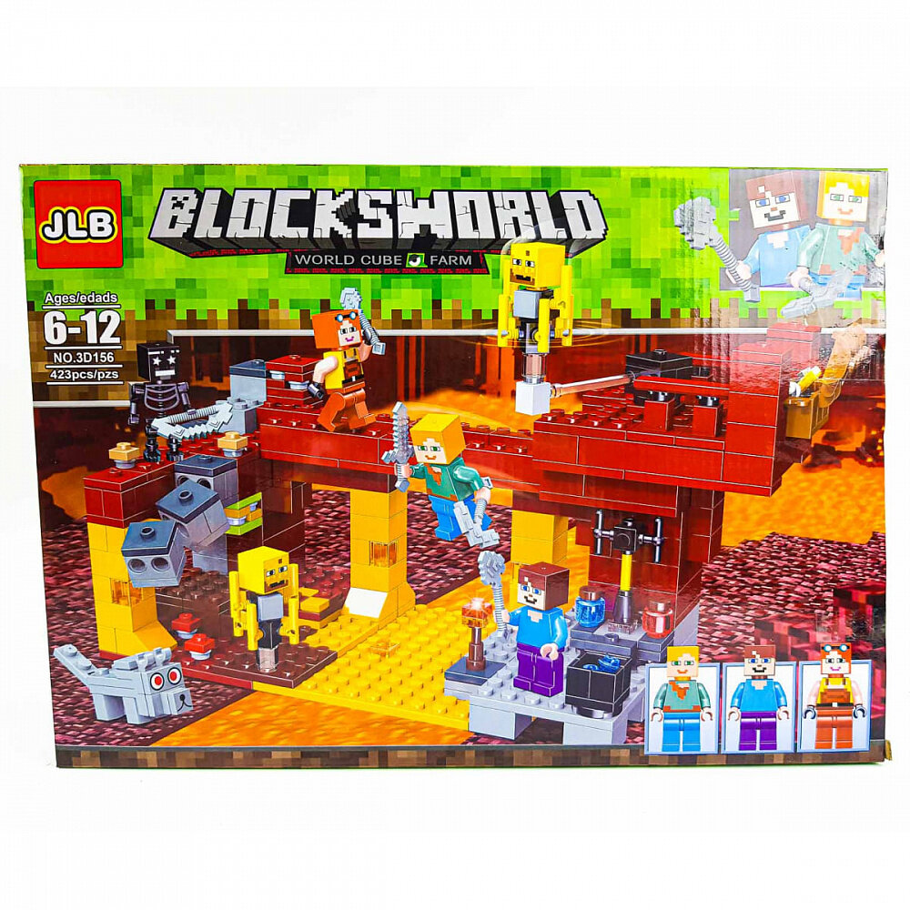 Конструктор Майнкрафт Мост Ифрита. 423 деталей