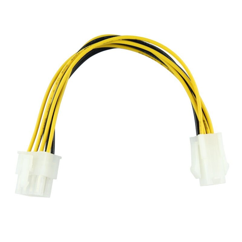 Переходник Generic 4 Pin to 8 Pin EPS Motherboard CPU Power Adaptor P4/P8