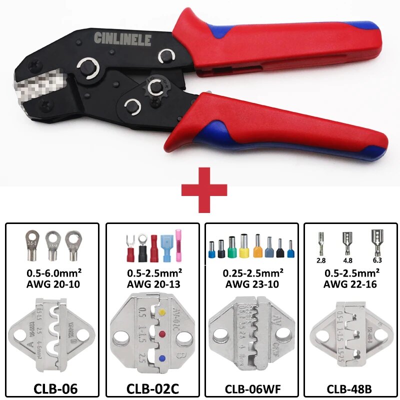 Обжимные клещи DuPont CINLINELE CLA-02C-48B-06-06WF