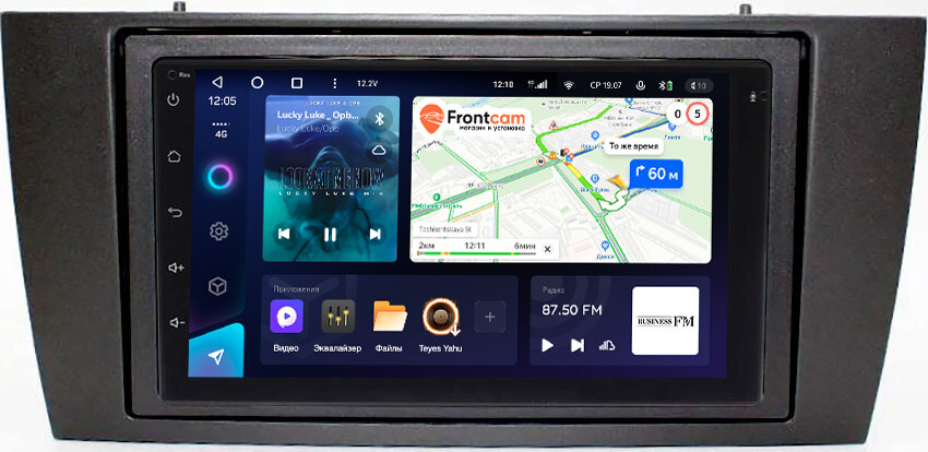 Штатная магнитола Jaguar X-Type, S-Type 1998-2008 (черная) Teyes CC3 4/64 7" RP-11-154-293 Android 10 (4G-SIM, DSP, QLed)