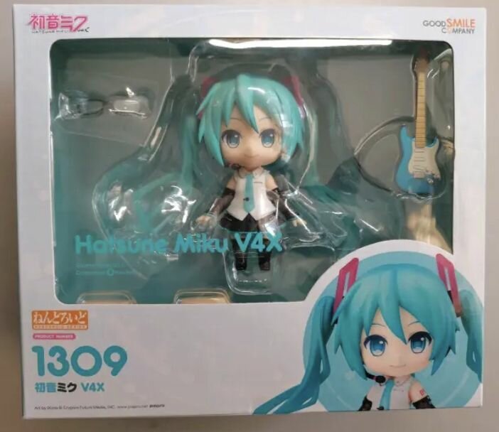 GSC Good Smile Nendoroid 1309 Hatsune Miku V4X VOCALOID Коллекция Кукольных Игрушек