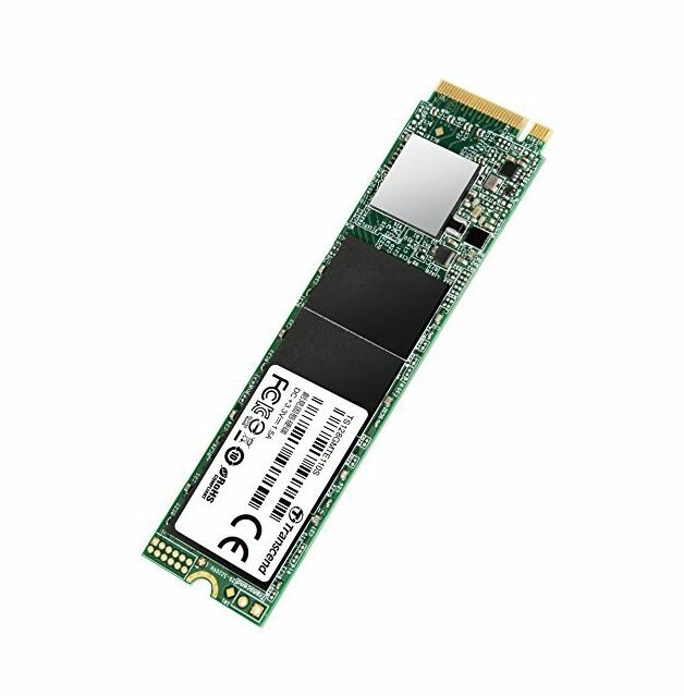 128 ГБ SSD M.2 накопитель Transcend MTE110S (TS128GMTE110S) - PCI-E 3. x x4, чтение - 1600 Мбайт/сек, запись - 400 Мбайт/сек, 3D NAND, 3 бит TLC, NVM Express