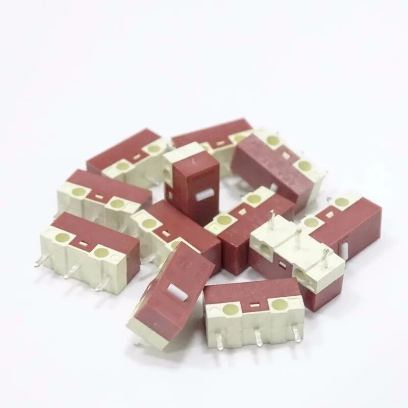 HUANO бесшумный микропереключатель 3 контакта желтый white dot 20million