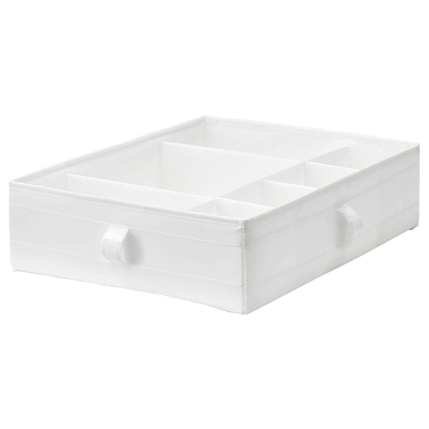 Коробка с перегородками IKEA SKUBB 101.855.93, 44x34x11 см, белый