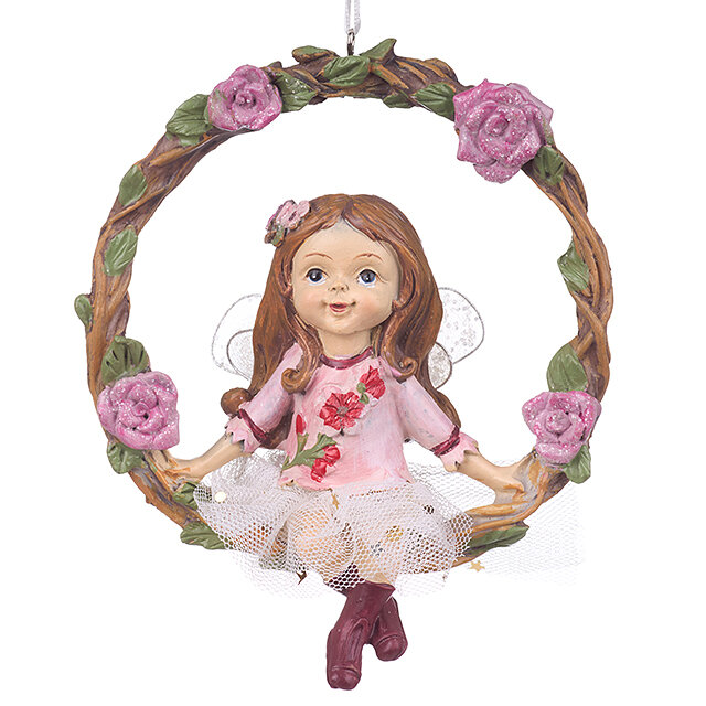 Елочная игрушка Феечка страны Оз 12 см, подвеска, Kaemingk (Кейминг), 530441-1