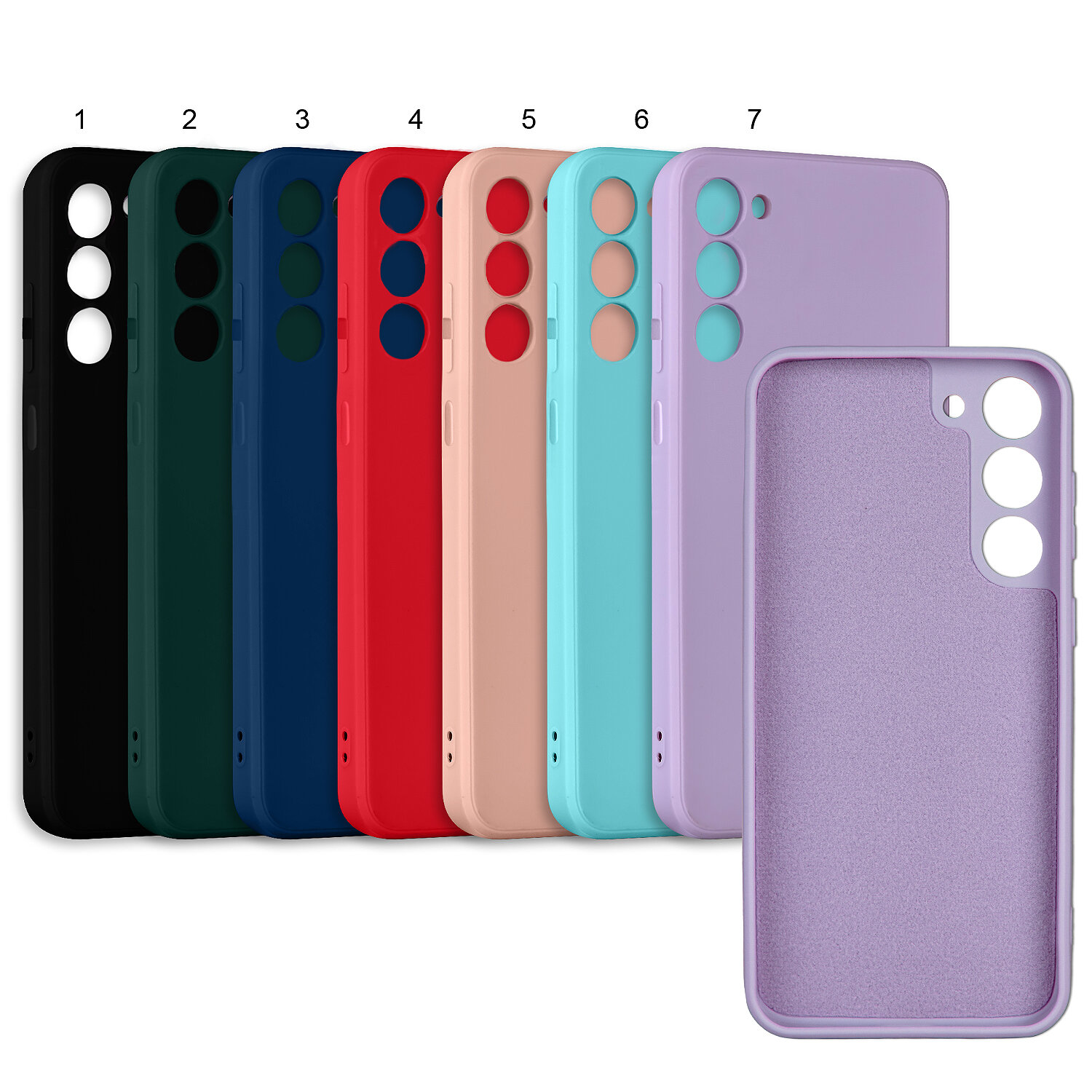 Чехол защитный для Samsung Galaxy A51 с защитой камеры и подкладкой из микрофибры, силиконовый, белый