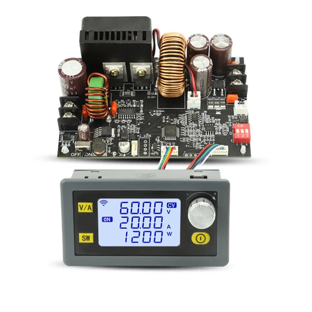 Регулятор напряжения PENGHEKEJI XY6020L 1200W, Цвет: A suit of