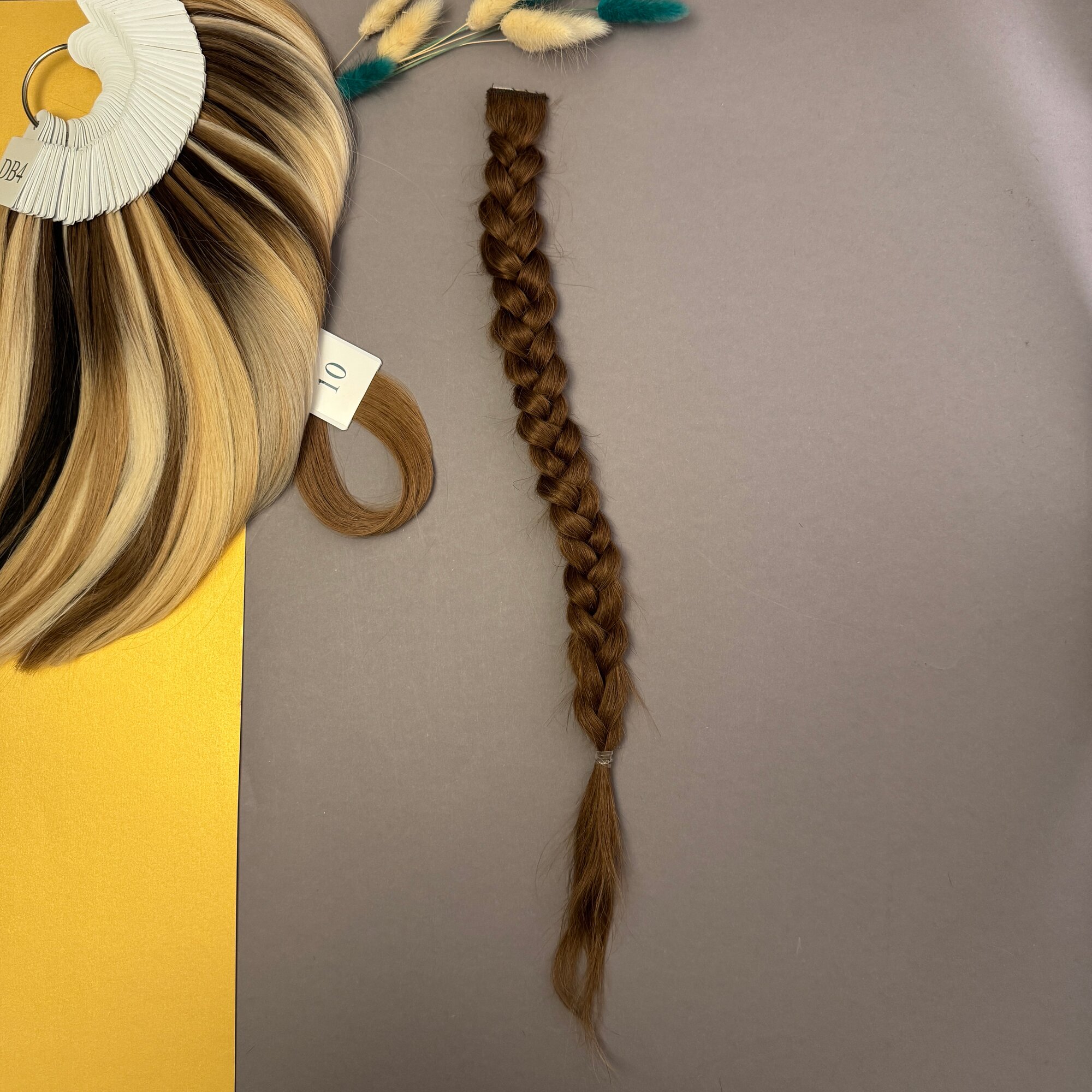 Коса BelliCapelli, из европейских волос, на заколках, 40см, цвет №10