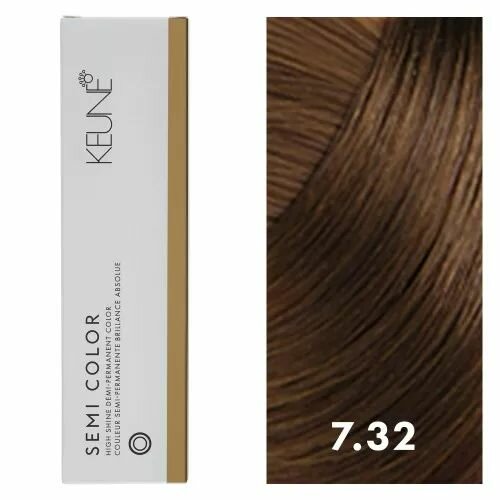 KEUNE SEMI COLOR 7.32 средний бежевый блондин Крем-краска для волос без аммиака