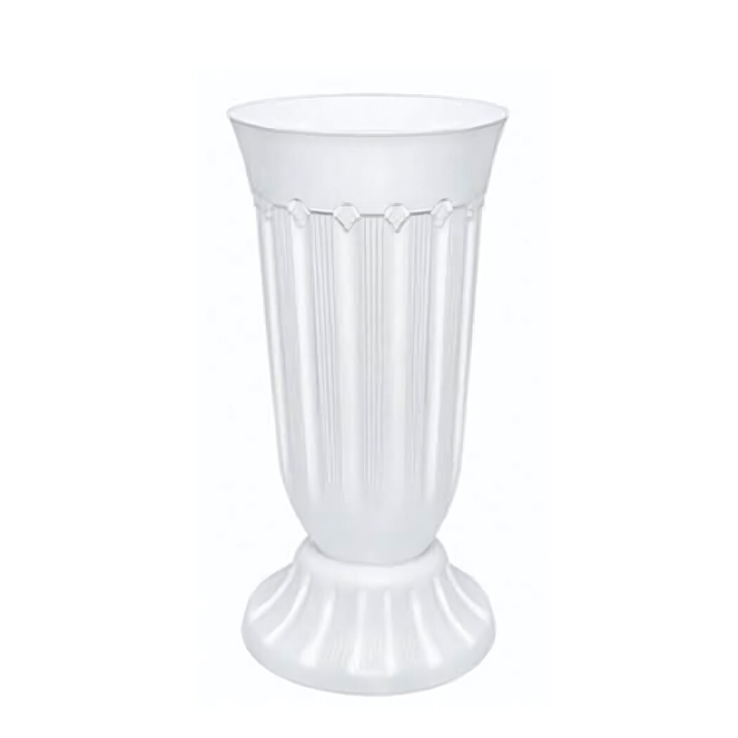 Вазон "Флавия" высокий 5 л, классический дизайн, цвет в ассортименте