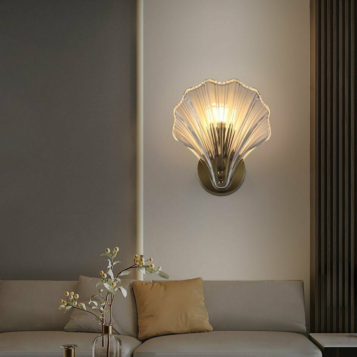 Персонализированный креативный настенный светильник - ракушка