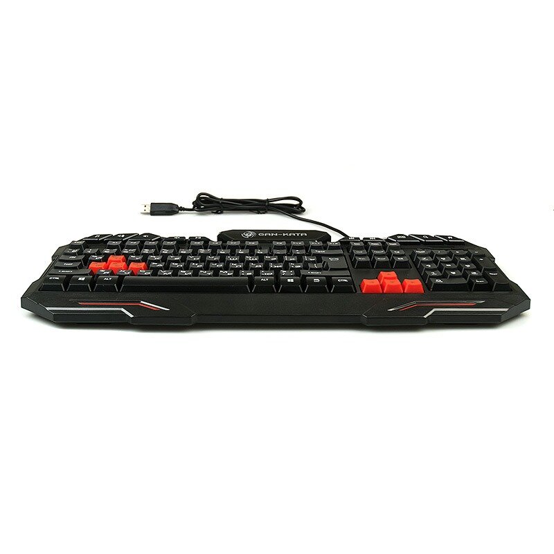 Клавиатура Dialog Gan-Kata KGK-11U, USB, игровая чёрная с подсветкой