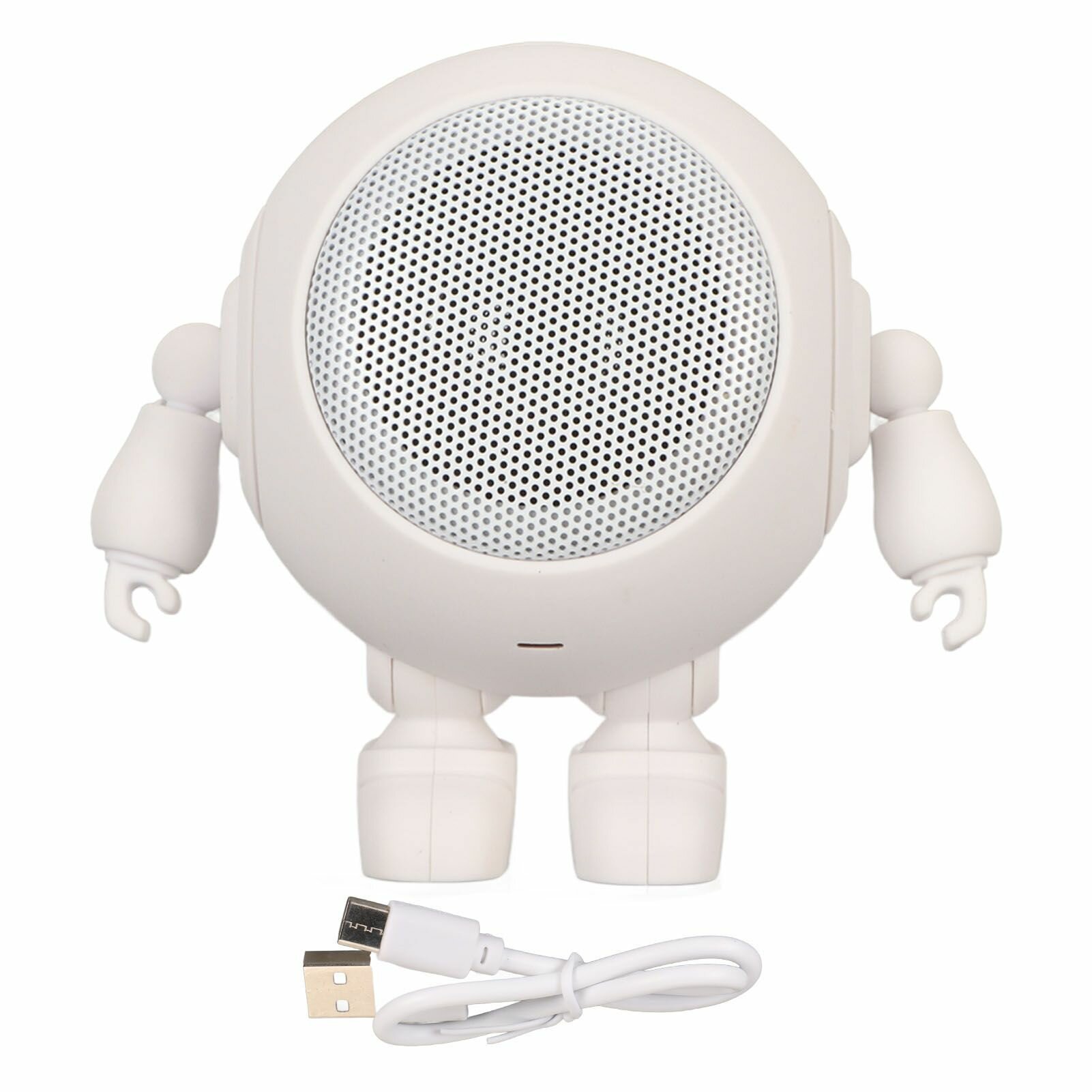 Портативная Bluetooth-колонка в форме робота, 1000 мАч, белый