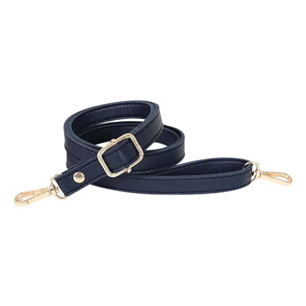 Съемный сменный кожаный ремень через плечо, ремни, сумки на ремне, Темно-синий, dark blue-gold