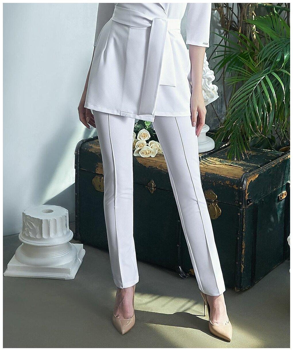 ENIGMA брюки женские 321016 (42, Белый)