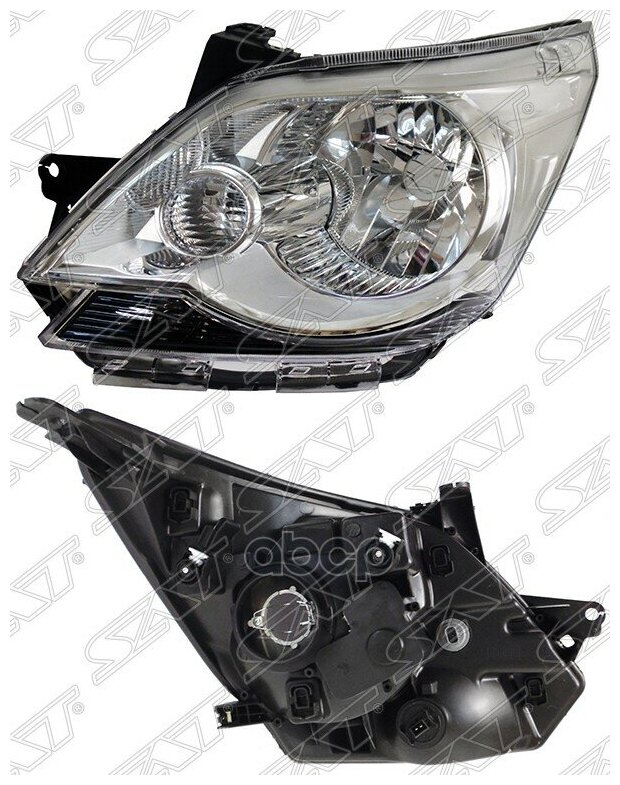 Фара Chevrolet Cobalt 13- / Ravon R4 16-20 (Слева/ Ручная регулировка) Sat арт. ST-235-1127L-LD