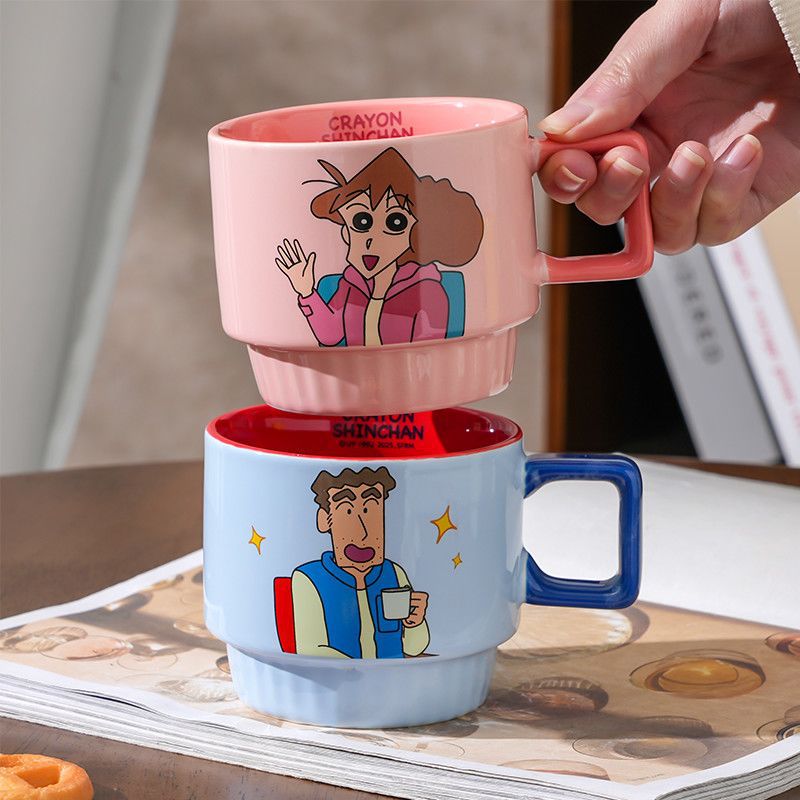 Керамическая миска для риса Crayon Shin-chan 2026 новая стильная посуда для дома подарок на переезд и свадьбу Объем：280