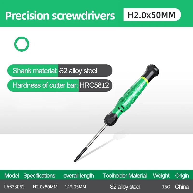 LAOA Мини шестигранная отвертка S2 BH2.0 x 50mm