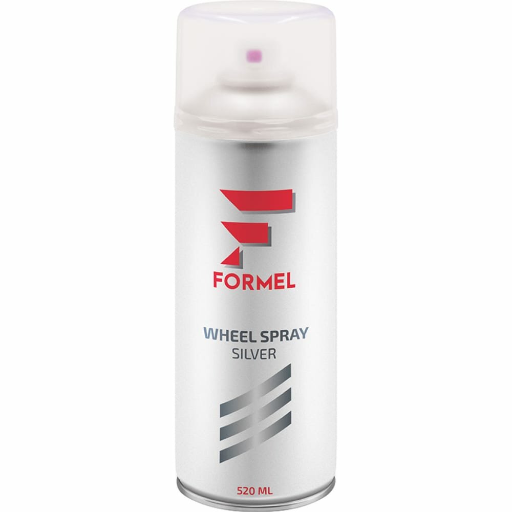 Эмаль FORMEL FM-4011, для дисков, аэрозоль, 520мл, серебристая