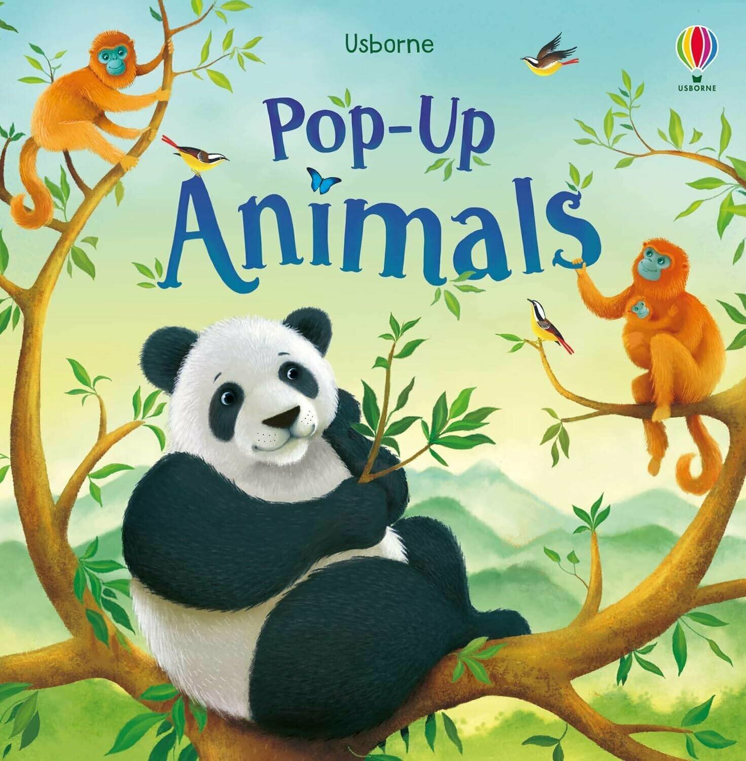Milbourne. Pop-Up Animals Животные книга - панорама /Книги на английском языке