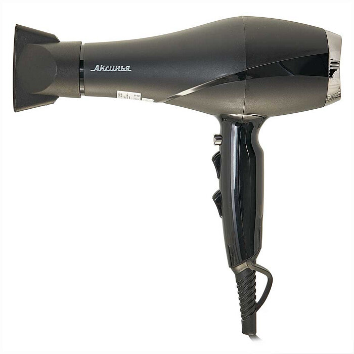 Фен аксинья КС-707, мощность 2000 Вт, подача холодного воздуха, петля для подвешивания