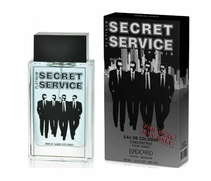 Туалетная вода Brocard SECRET SERVICE PLATINUM 100ml для мужчин