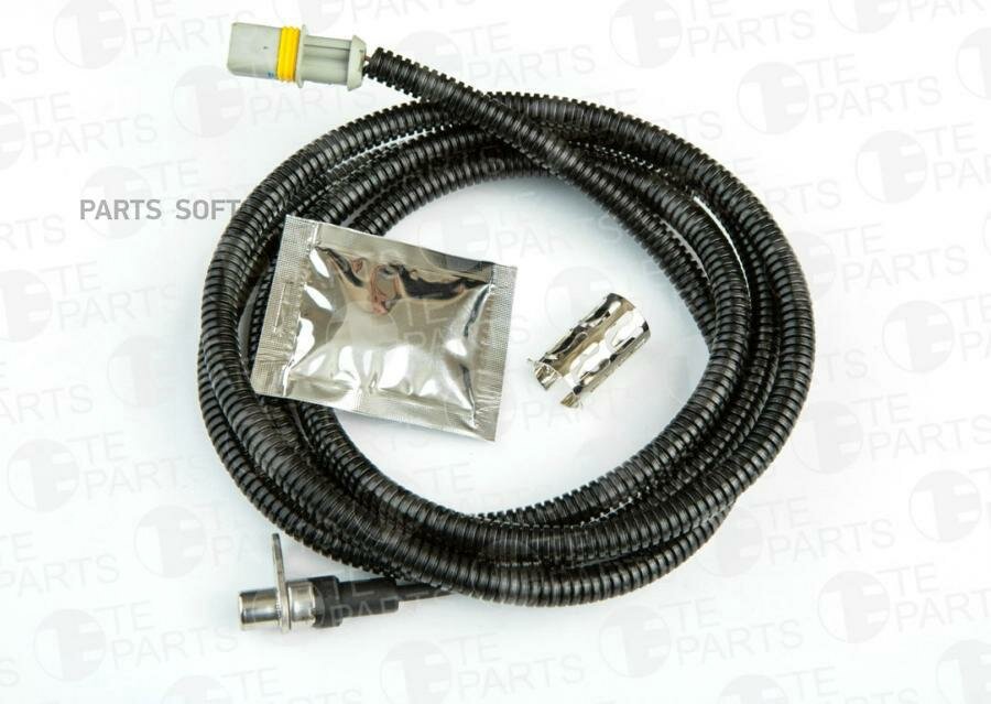 10322830 TEPARTS Датчик ABS (задний левый, прямой, длина кабеля = 2000мм, общая длина = 2065мм) Комплект: втулка и см